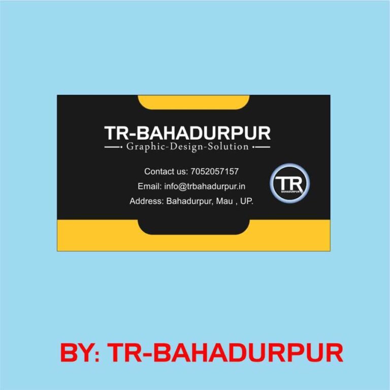 genral store visiting card design