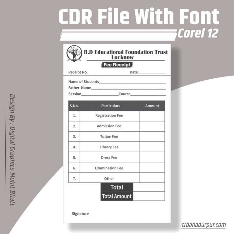 School-Fee-Deposit-Card-Design-CDR-file