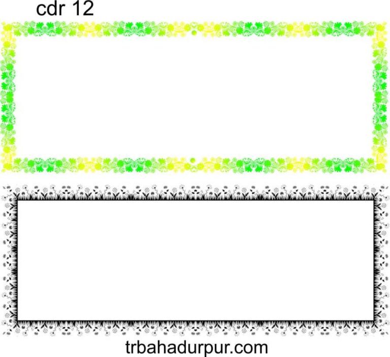 Border Shadi Card Frame