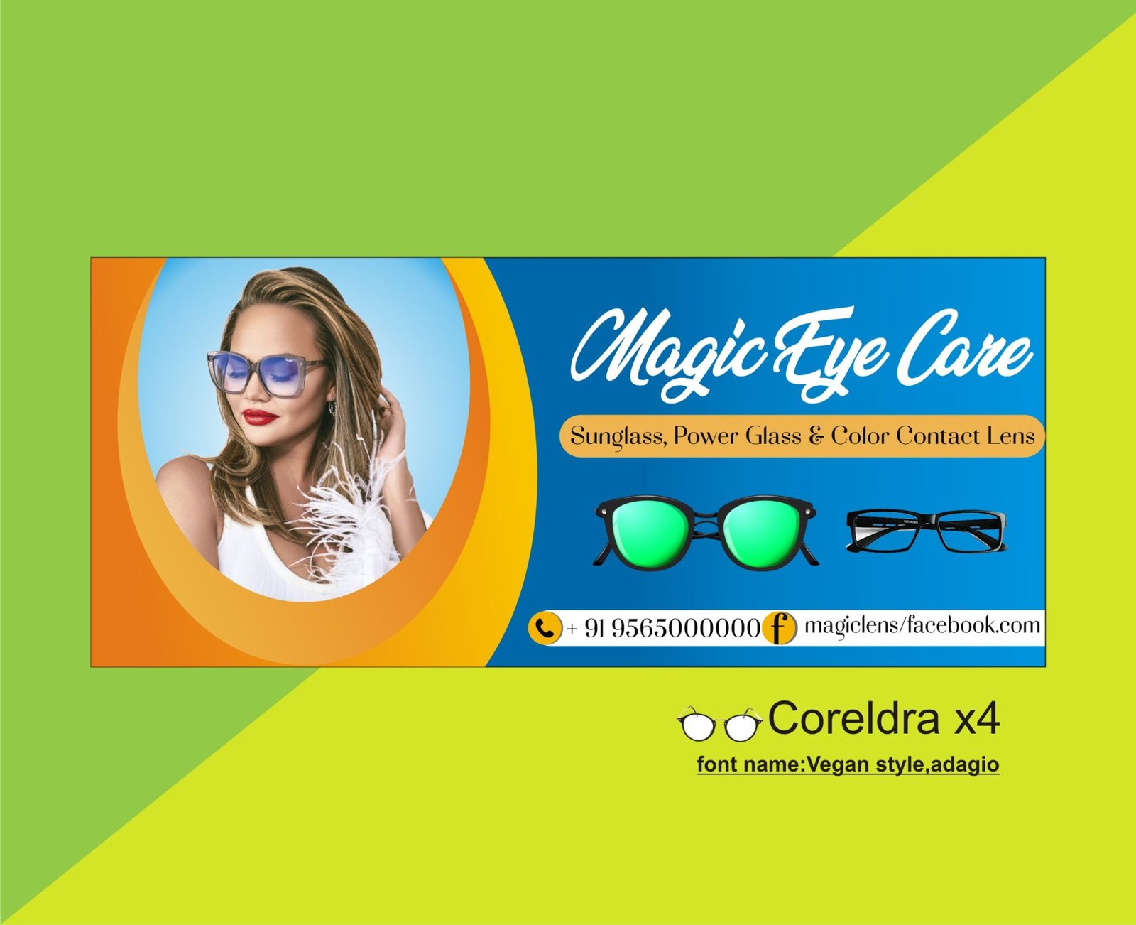 Eye Care Flex Banner Desgin