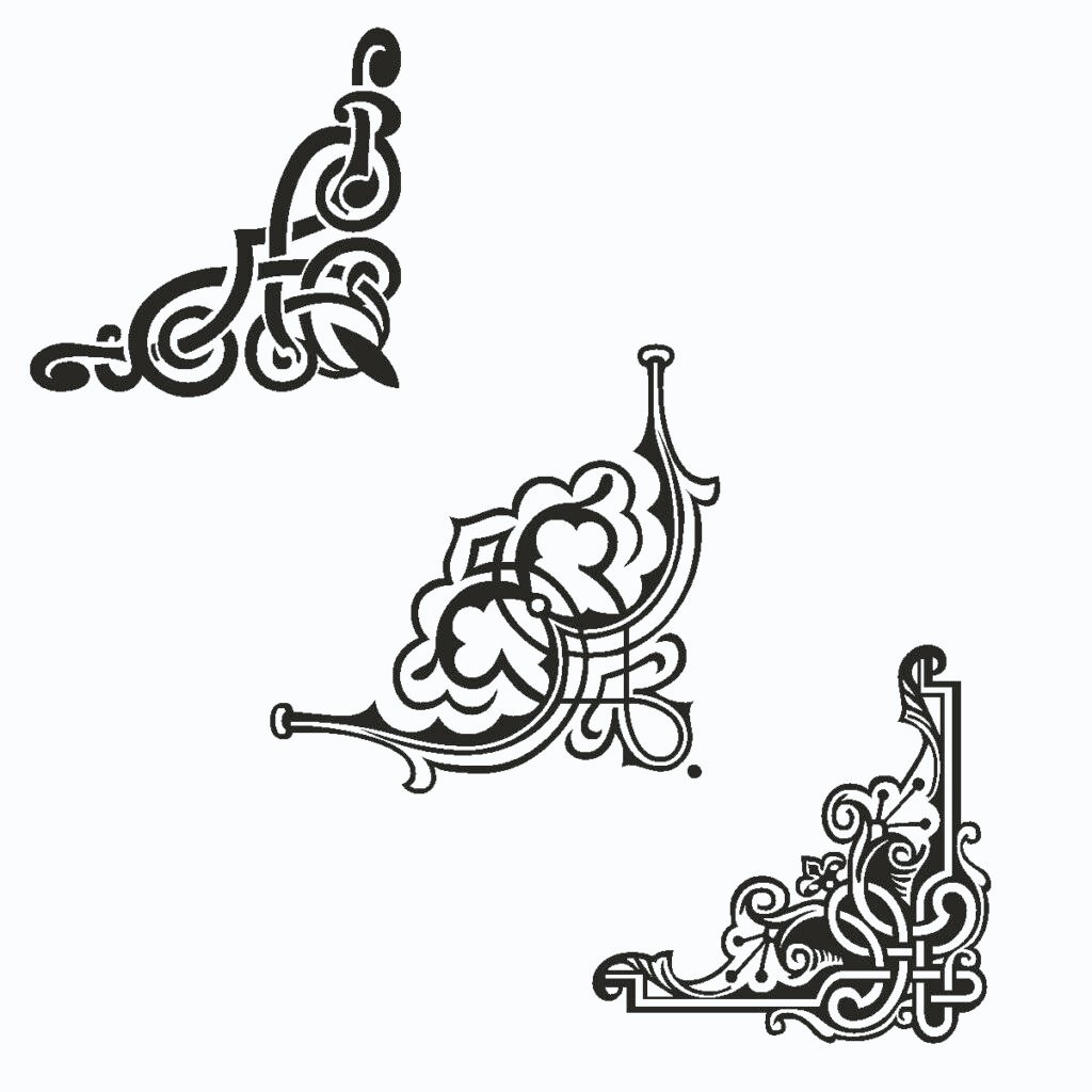 Corner New Design Clipart Cdr File Corel-12