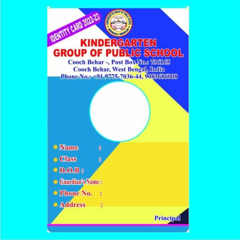 School Identity Cards, School ID Card Template CDR File