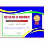 Certificate Design cdr file