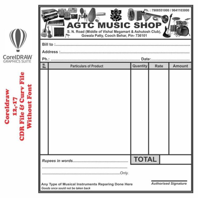 Bill Book Design.cdr