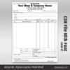 GST TAX INVOICE GST Bill Book Design