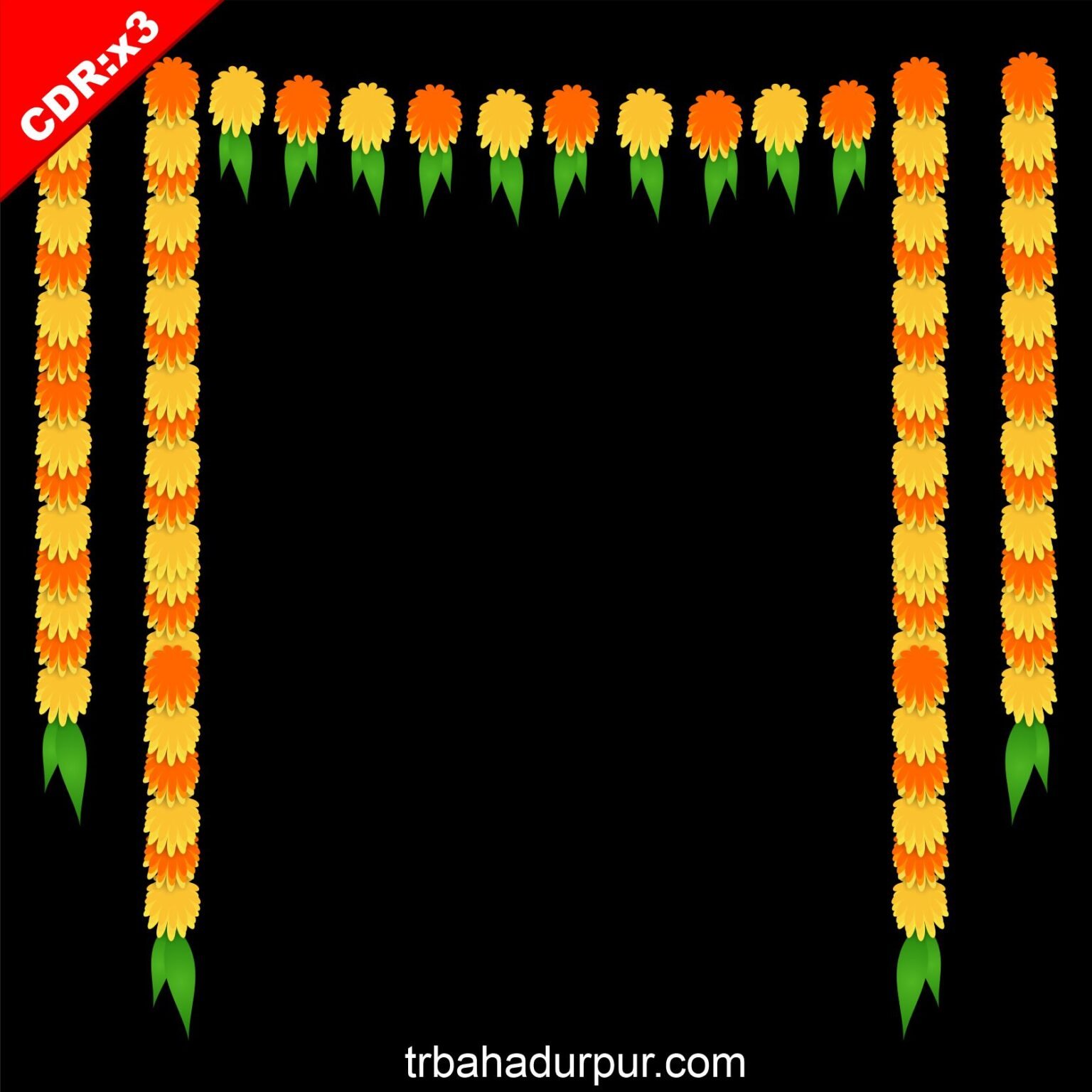 Puja Decoration Flower Toran Mariglod Cdr File