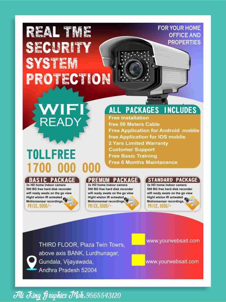 CCTV CAMERA POST DESING 2023