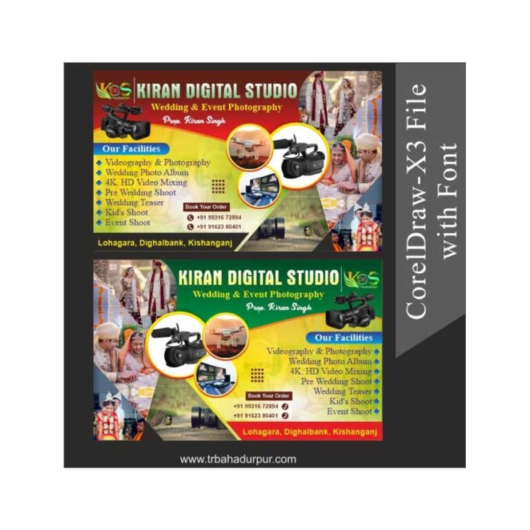 Mandir Nirman Banner Design CDR File
