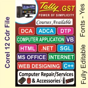 Computer Centre Banner Design Cdr