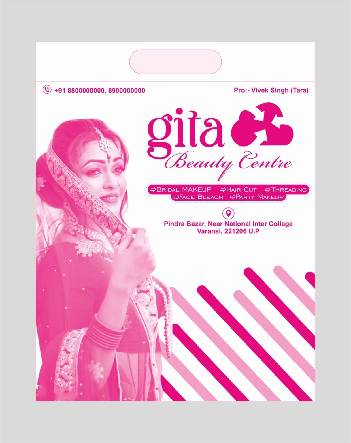 Single Color Carry Bag Design