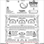 5 Wedding Card Name Box Clipart Design