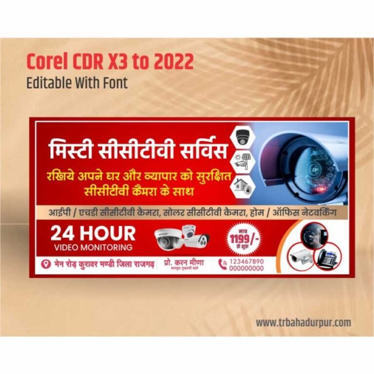 Cctv Camera Banner Design
