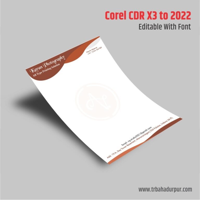 Printing Press Letterhead