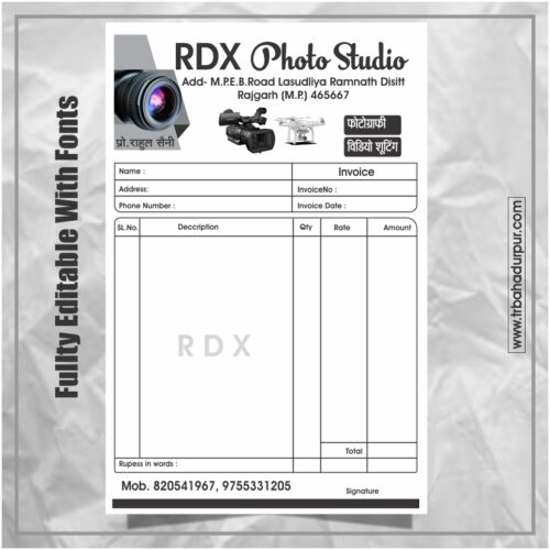 photo studio banner design CDR File 02
