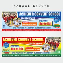 Creative School Banner Design