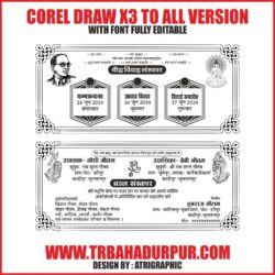 Ambedkar Fancy Sadi Card Design - Classic Edition