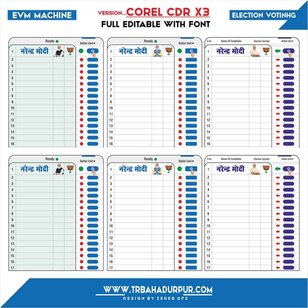EVM Machine Election Voting Machine Design Cdr File