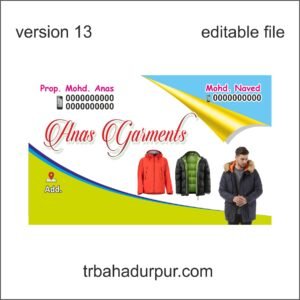 Garments Visiting Card Business Card Design