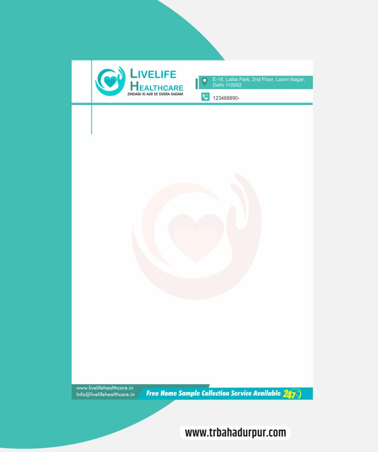Pathology Lab Letterhead Design
