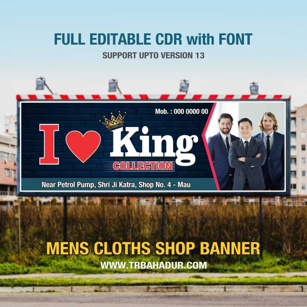 Men's Cloths Shop Banner Design | Men's Wear Shop Flex Design | Cloth ...
