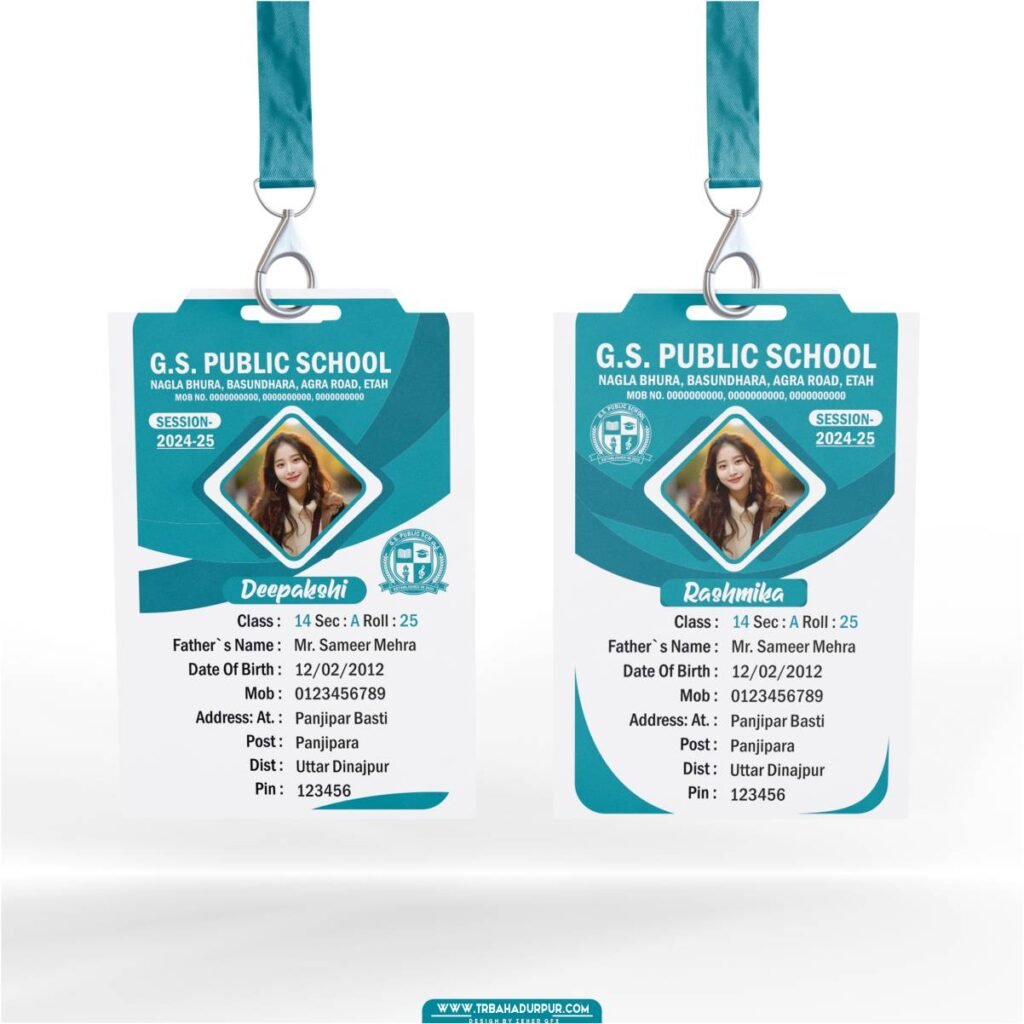 School Id Card Design Cdr File 4