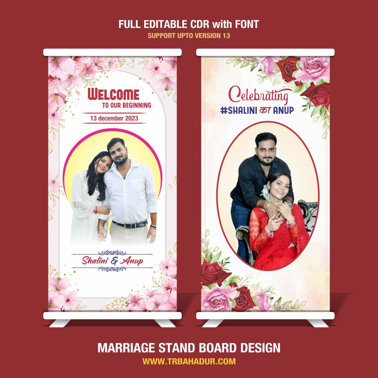 Marriage Hall Flex Board Design | Wedding Hall Banner Design Cdr File ...