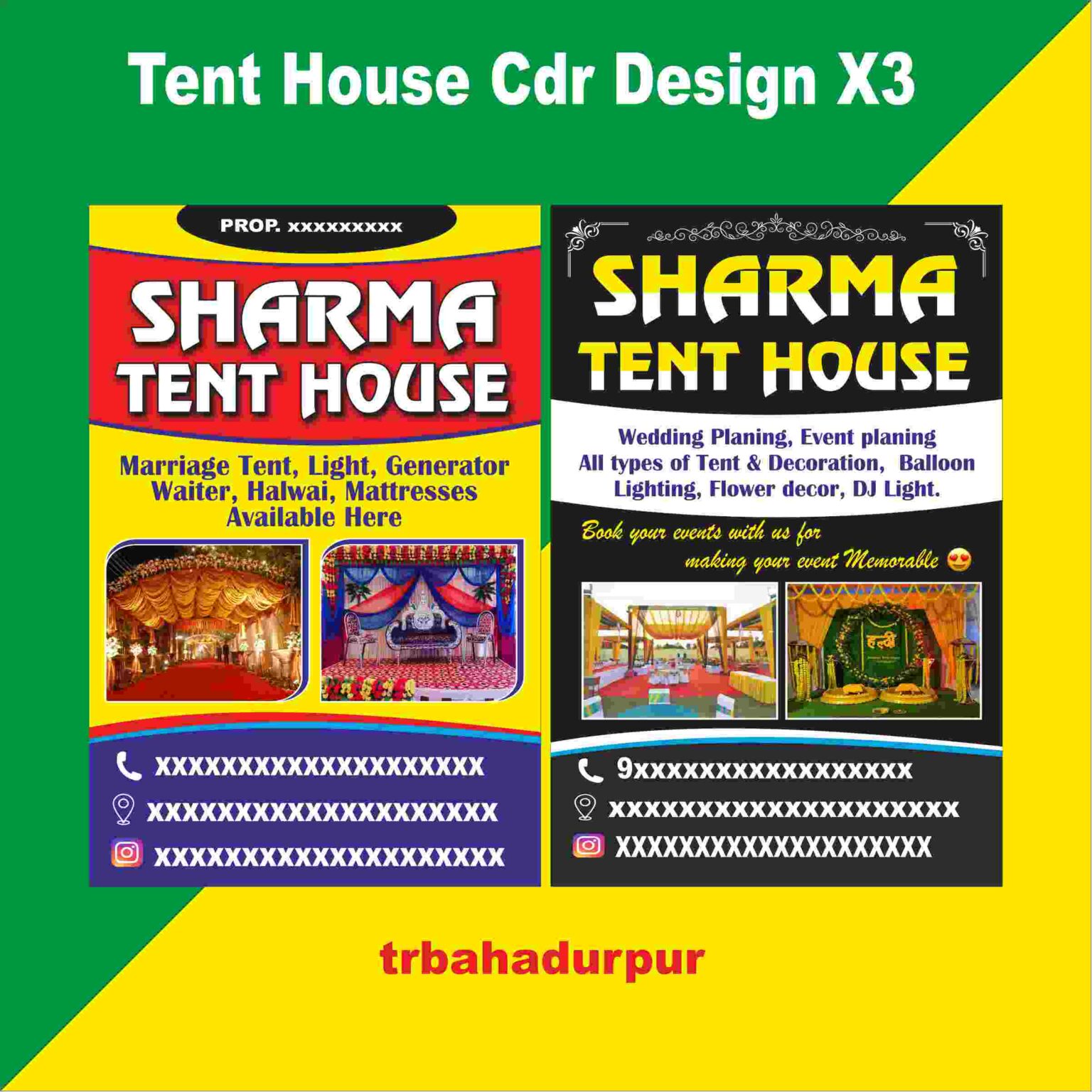 Tent House Cdr Design