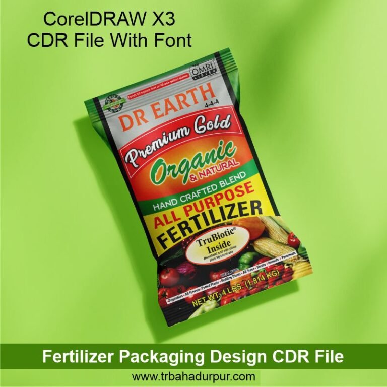 Fertilizer Packaging Design CDR File