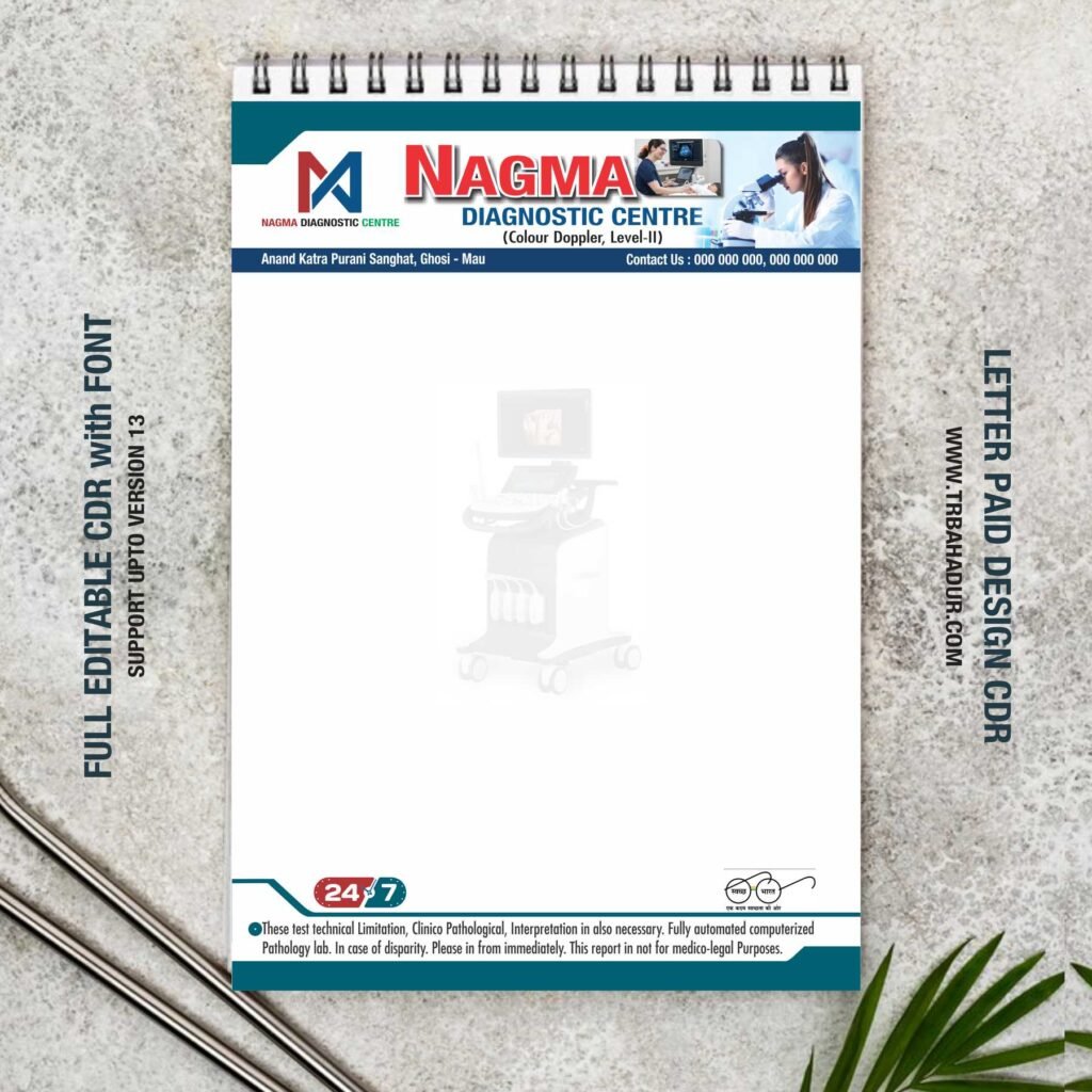 Diagnostic Center Letter Paid Design | Letterhead Design Cdr File