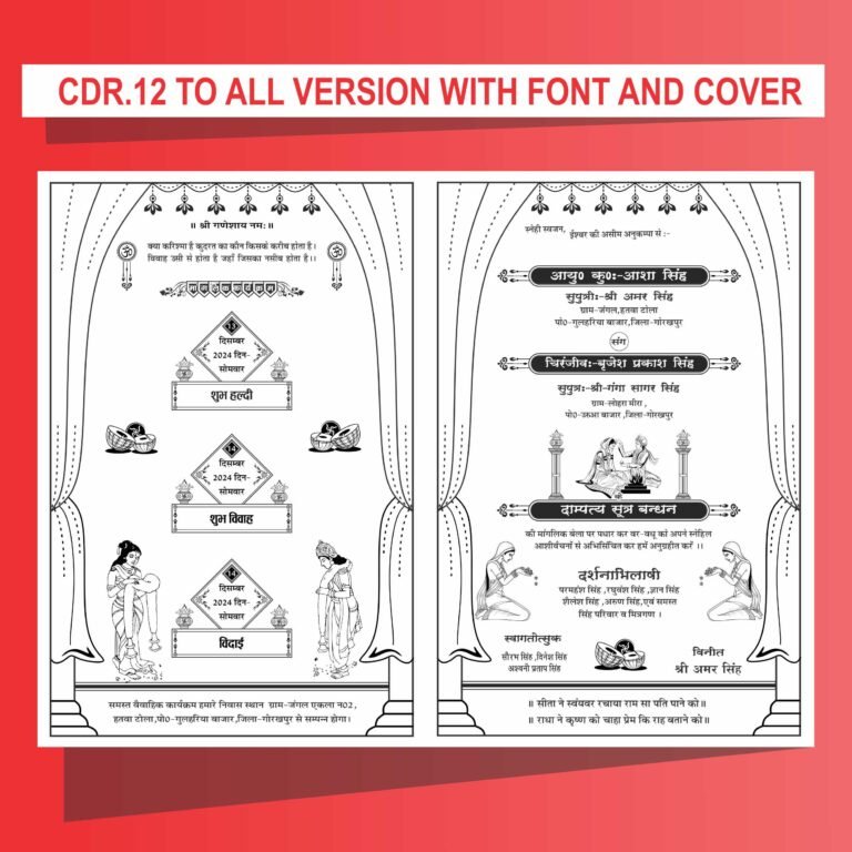 26 Fancy Wedding Card Package