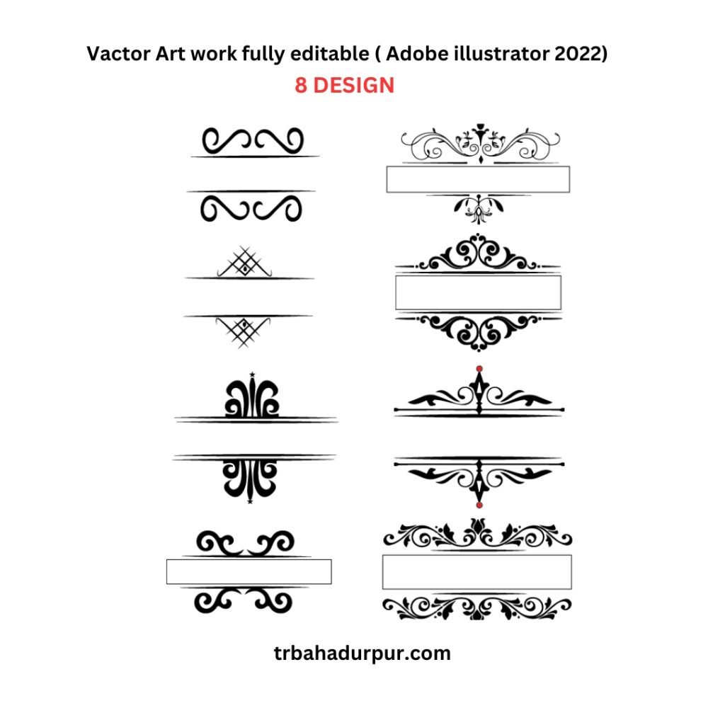 Vector Art Design ( Adobe Illustrator 2020) Editable File 10