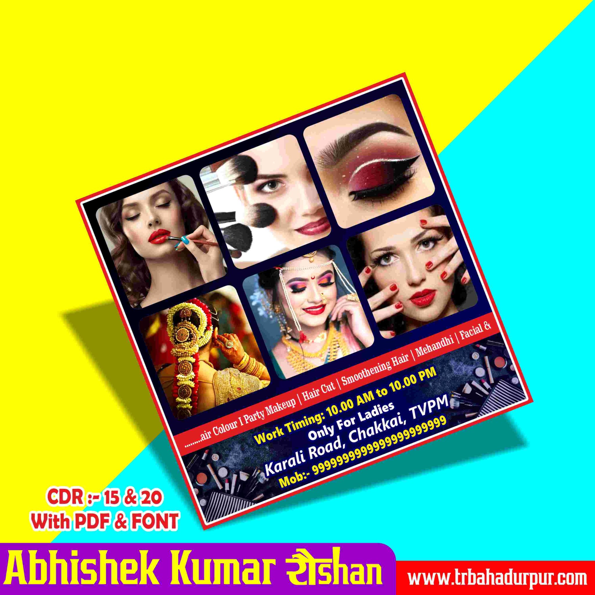 Latest And Best Beauty Palour Banner Design