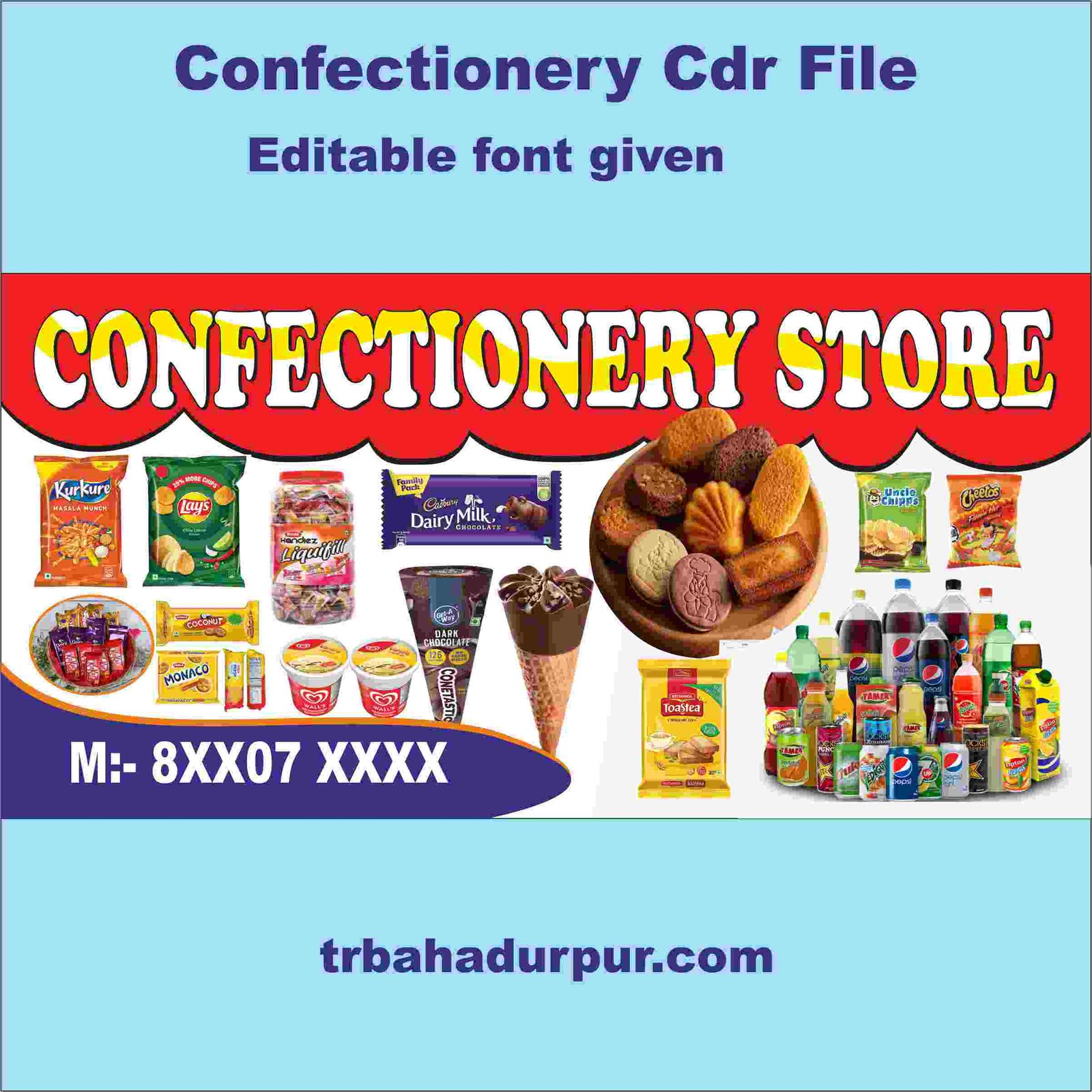 Confectionery Store Cdr Design